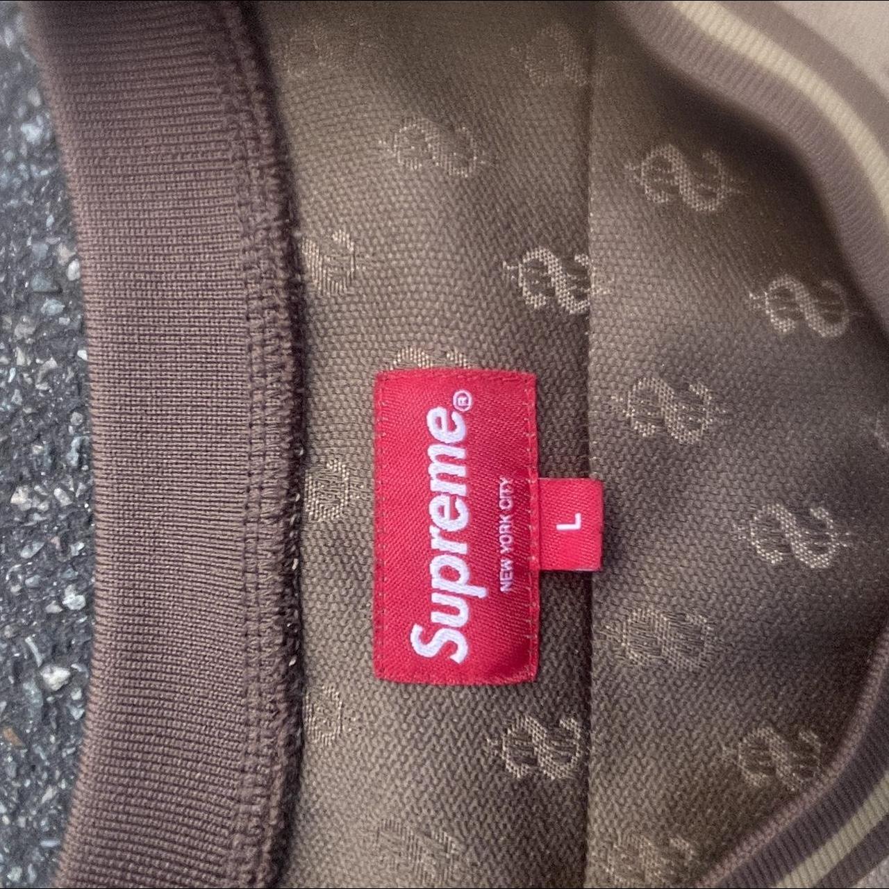 L Brown Y2K Monogram Supreme NY Jersey - Depop
