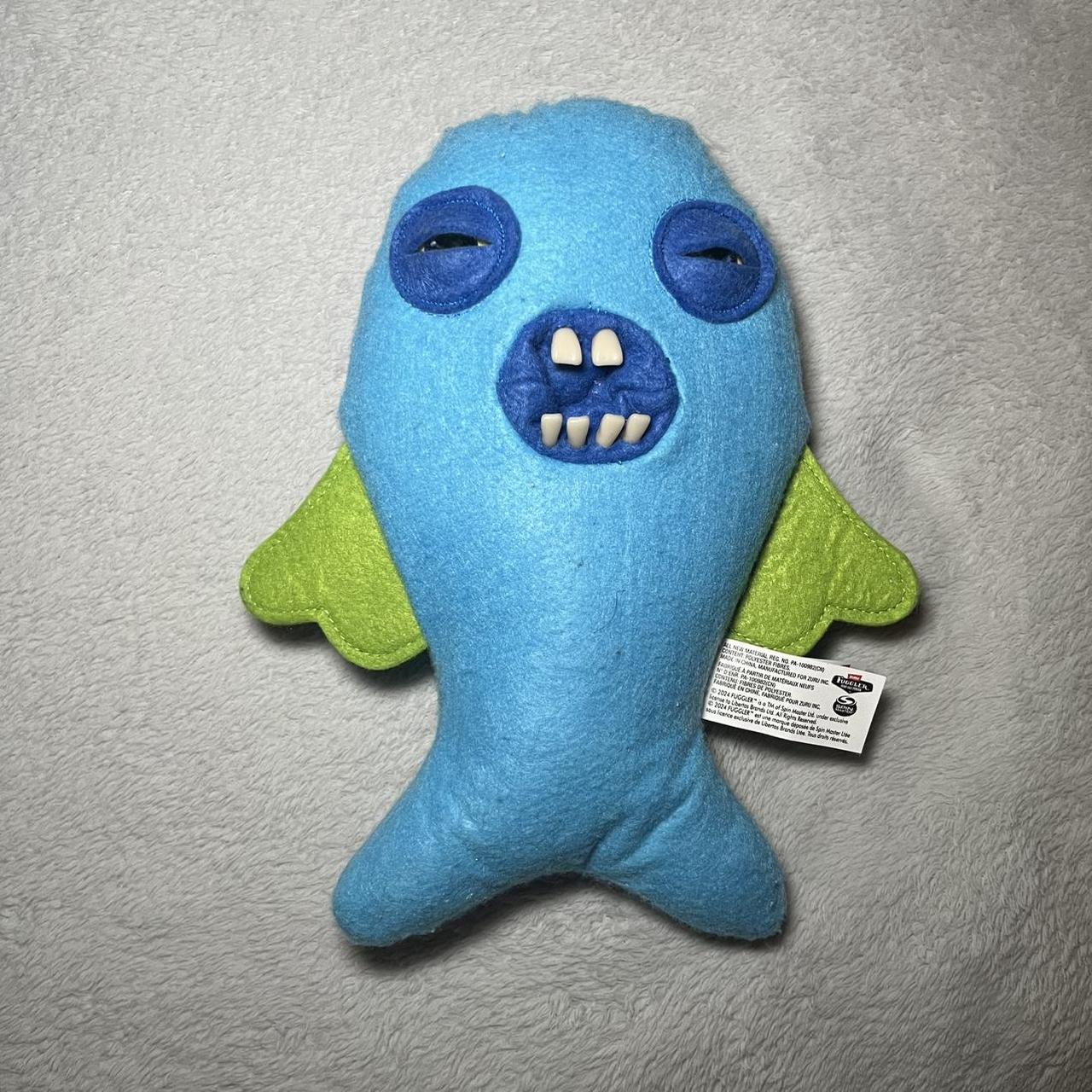 Fuggler Blue Cod Father Funny Ugly Monster Plush... | Depop