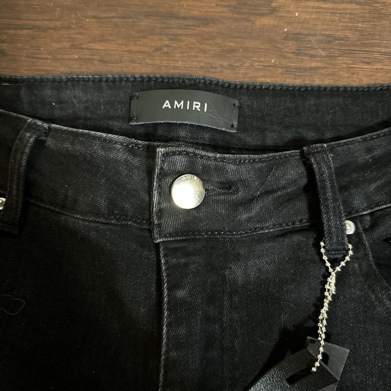 Black Star Skinny Amiri Jeans Size 32 DM for... - Depop