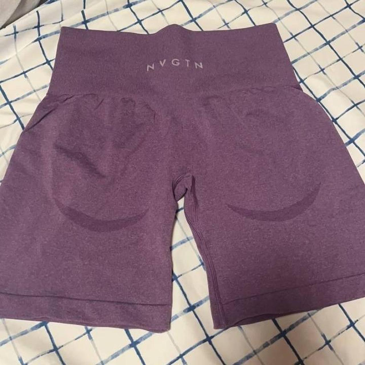NVGTN Purple Gym Shorts Brand new never worn, size... - Depop
