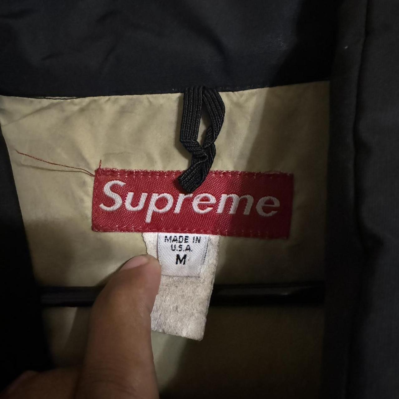 Supreme Down Filled Puffer Coat Vintage Leaking... - Depop