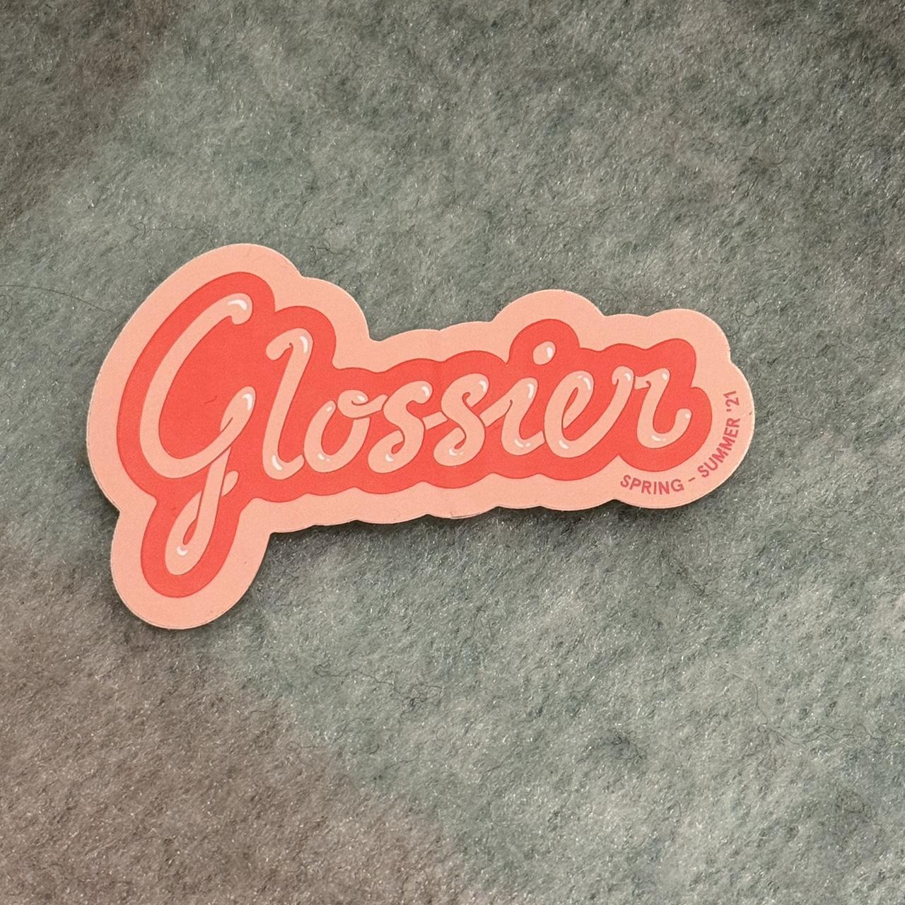 Glossier stickers 🙂👋 $5 each or 2 for $8 - grab one... - Depop