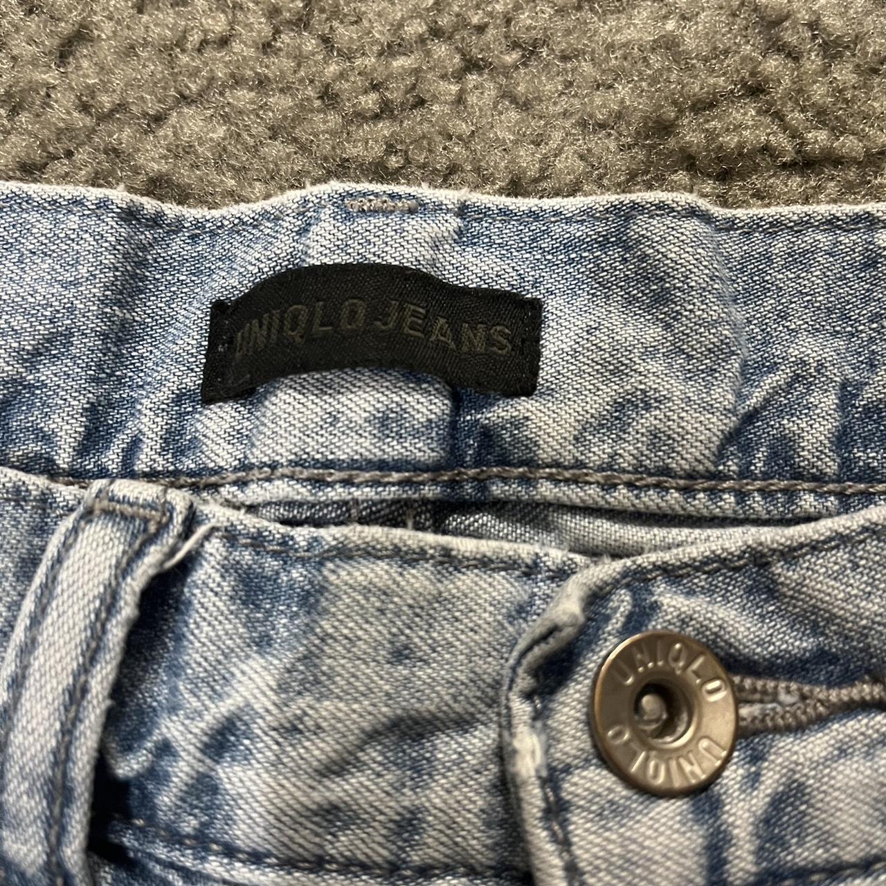 uniqlo denim straight fit size: 30x32 Feel free to... - Depop