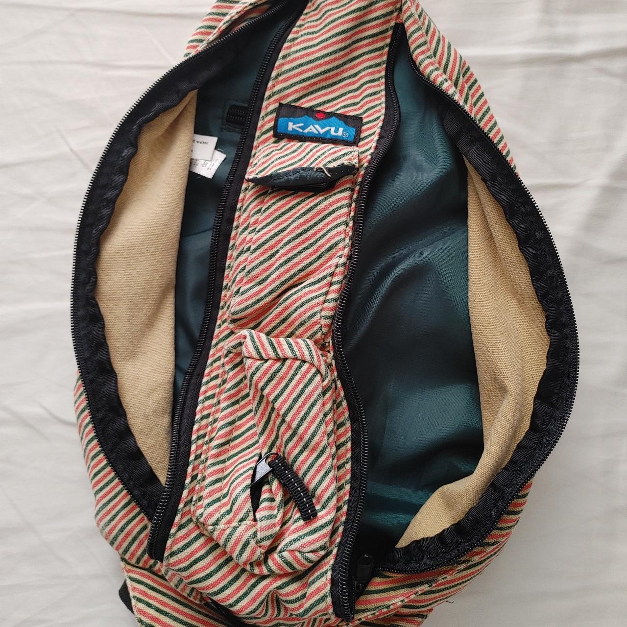 Kavu cross-body rope bag! 2 larger pockets for... - Depop