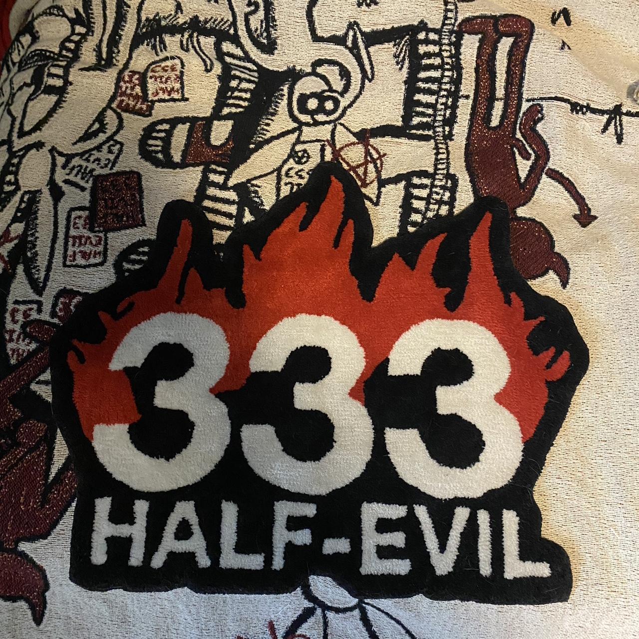 Half Evil 333 Flame Rug DEADSTOCK! going for $333+... - Depop