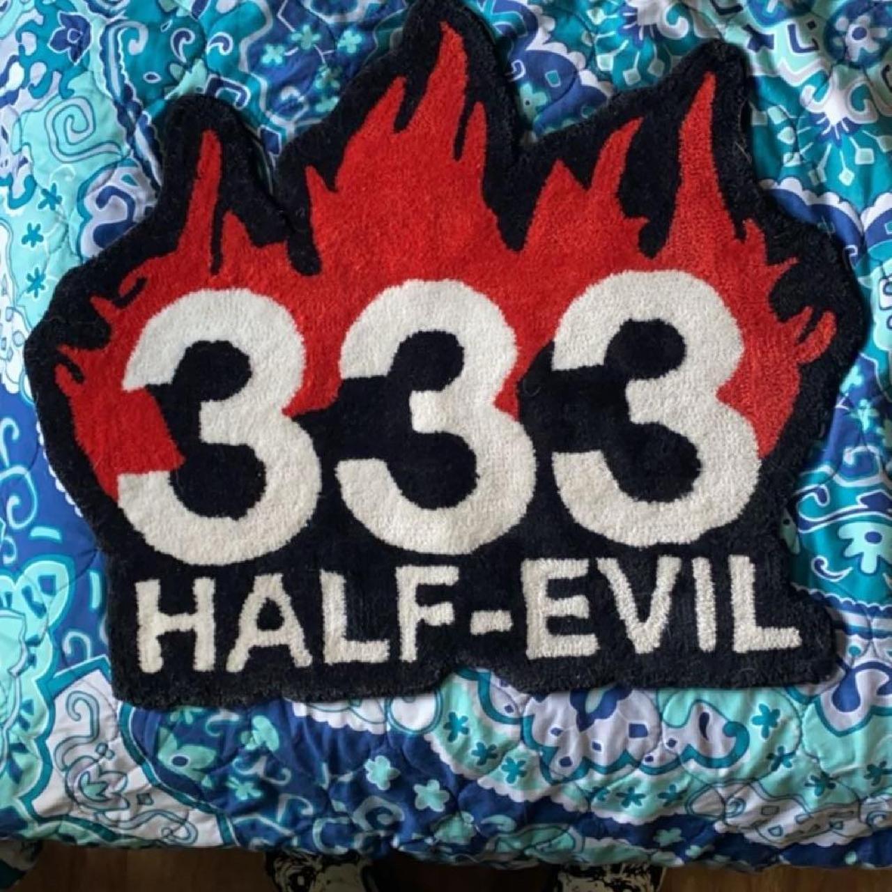 Half Evil 333 Flame Rug DEADSTOCK! going for $333+... - Depop