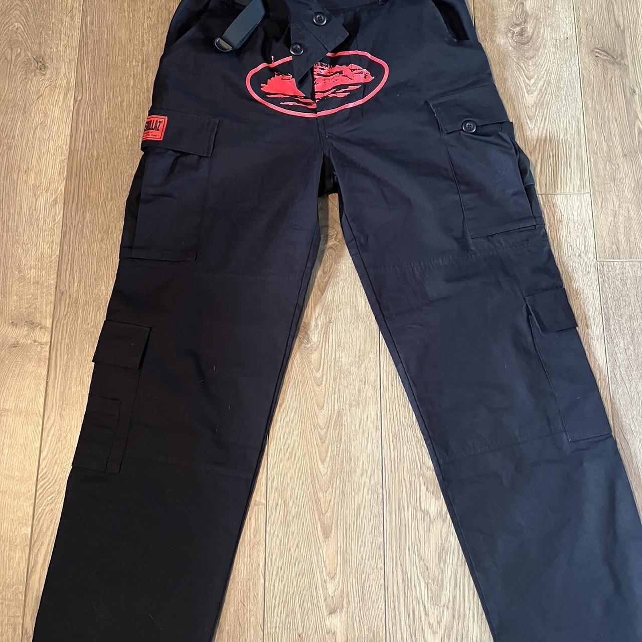 Black and red cortiez cargos. authentic 📦Original... - Depop