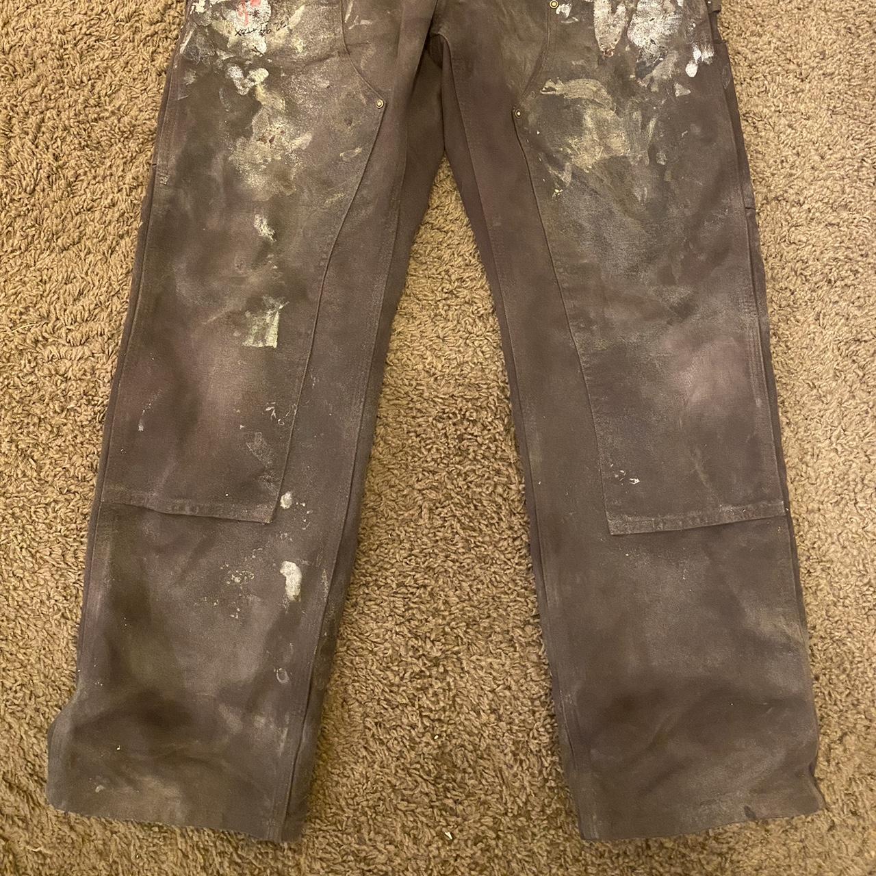 Original Carhartt carpenter pants. Well worn but... - Depop