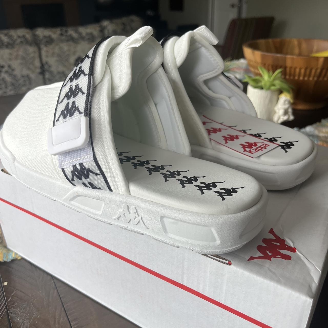 Kappa slippers size 11 mens, never worn, wrong size.... - Depop