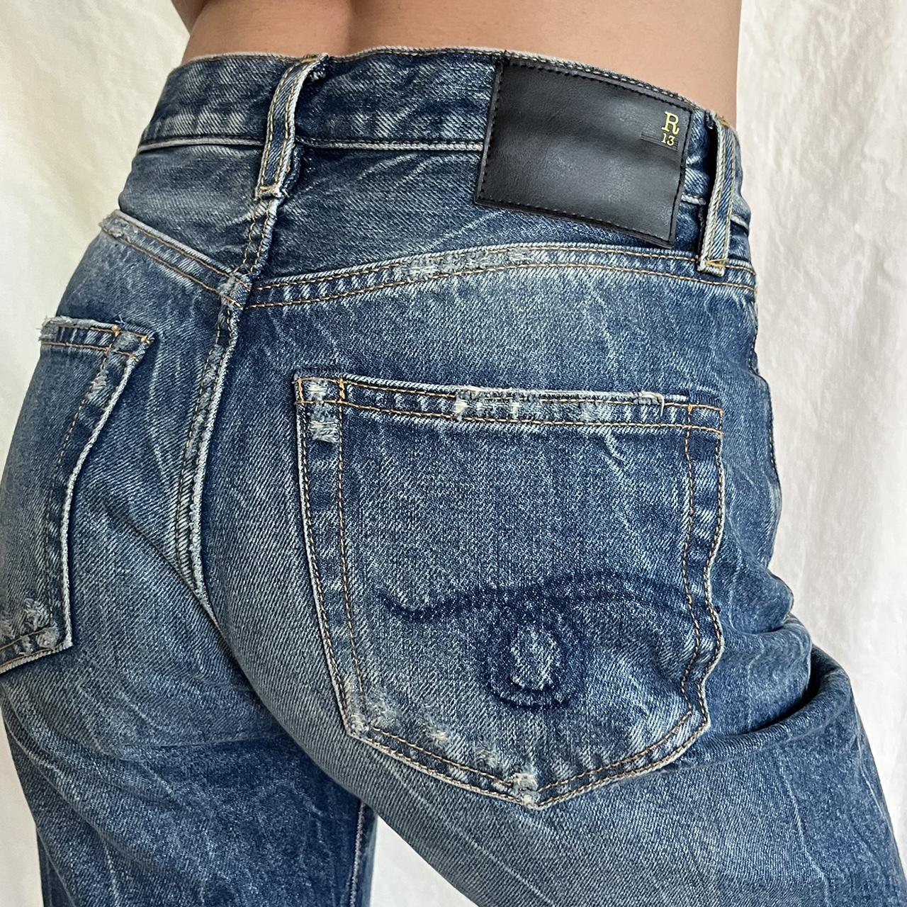 R13 Women's Blue Jeans | Depop