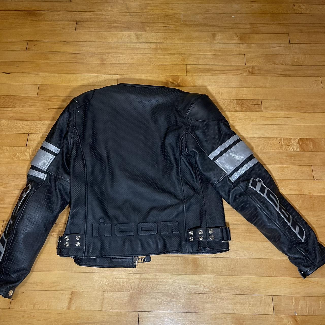 Icon Motorsports Jacket. Great condition. Protective... - Depop