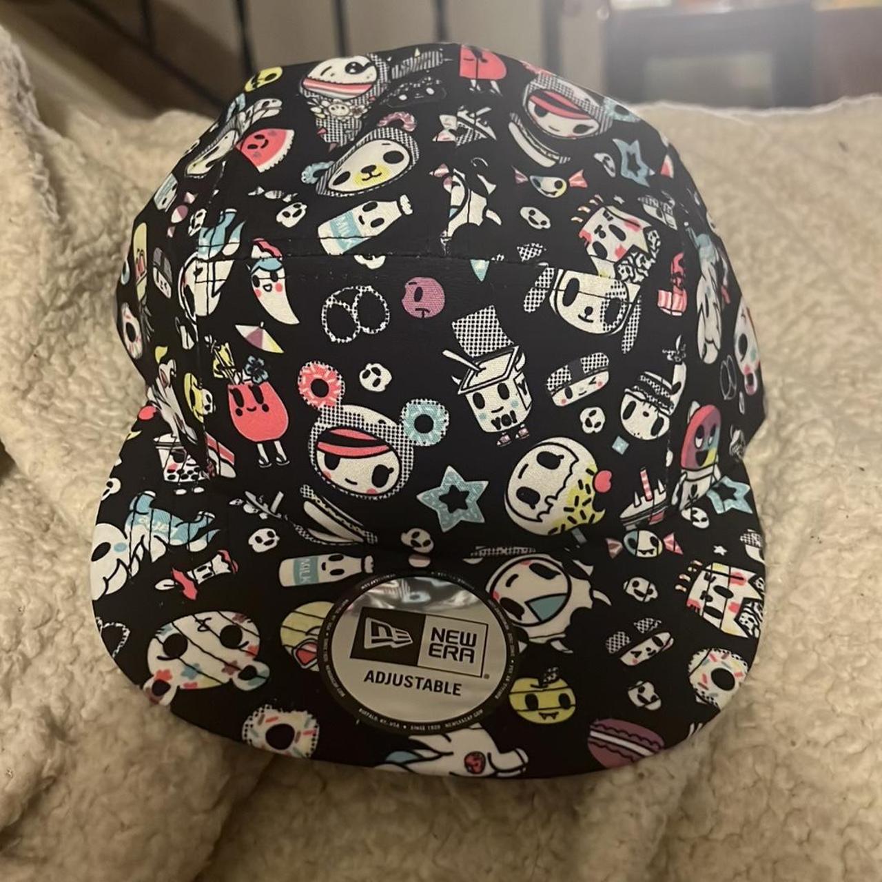 Tokidoki New Era cap hat, adjustable back, black... - Depop