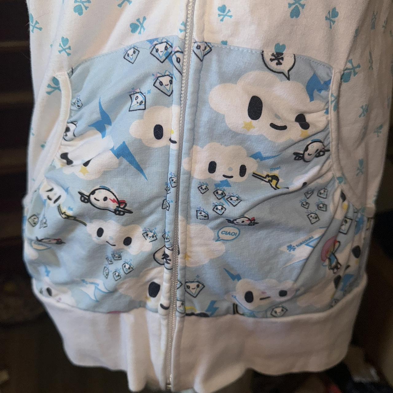 Tokidoki ultra rare vintage tank top hoodie, size... - Depop