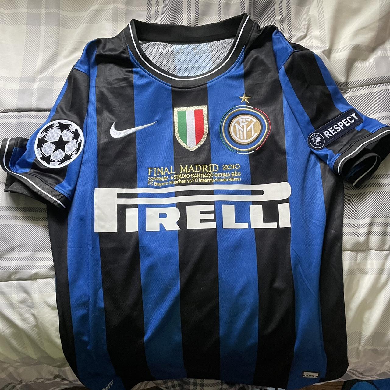 Inter Milan 2010 UCL Final Kit number 22 Diego... - Depop