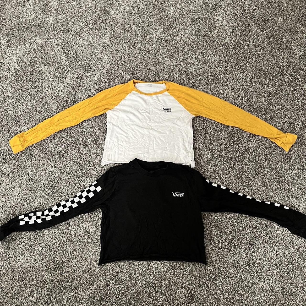 Two Vans crop tops Both size small and in good... - Depop