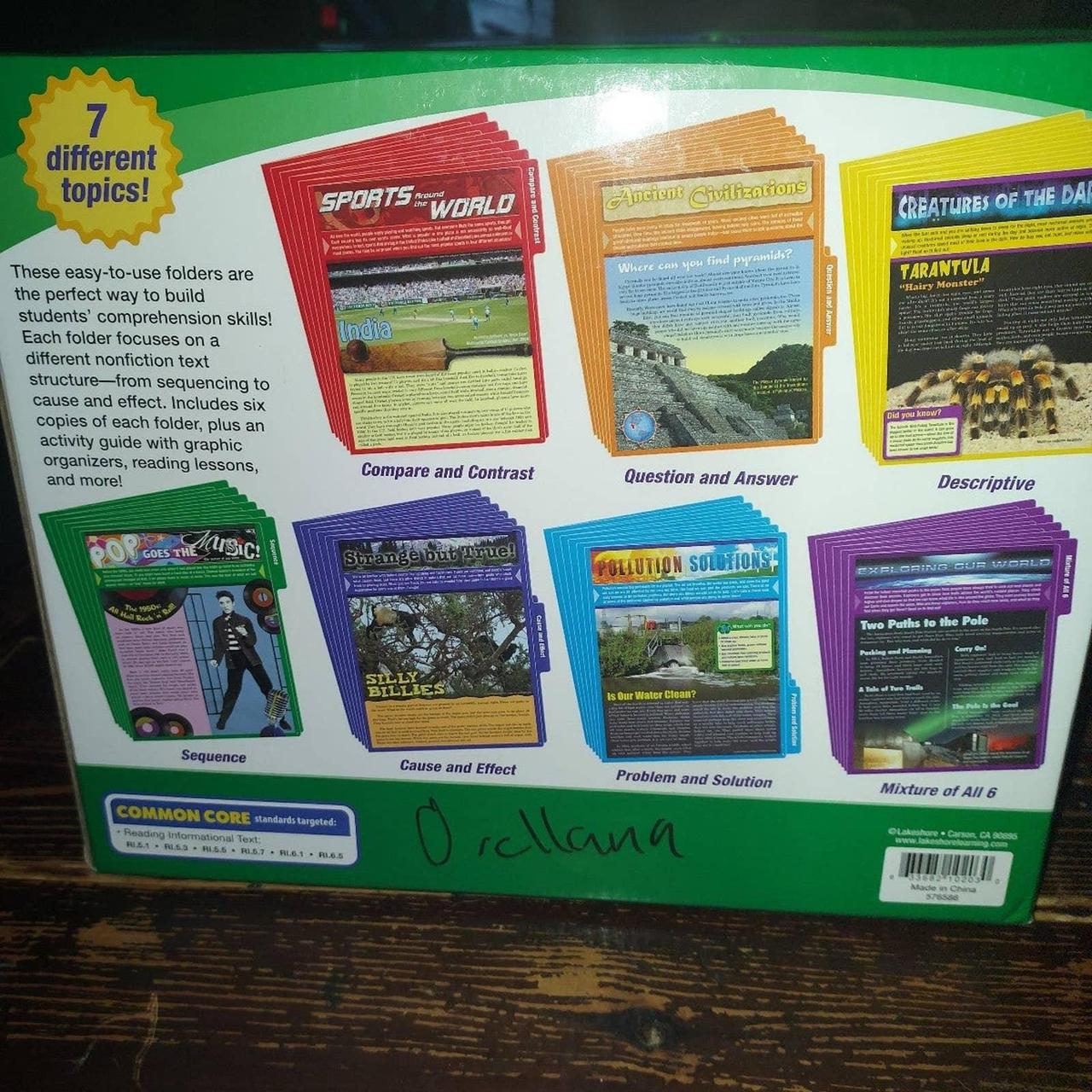 Lakeshore Learning NONFICTION Reading Comprehension... - Depop