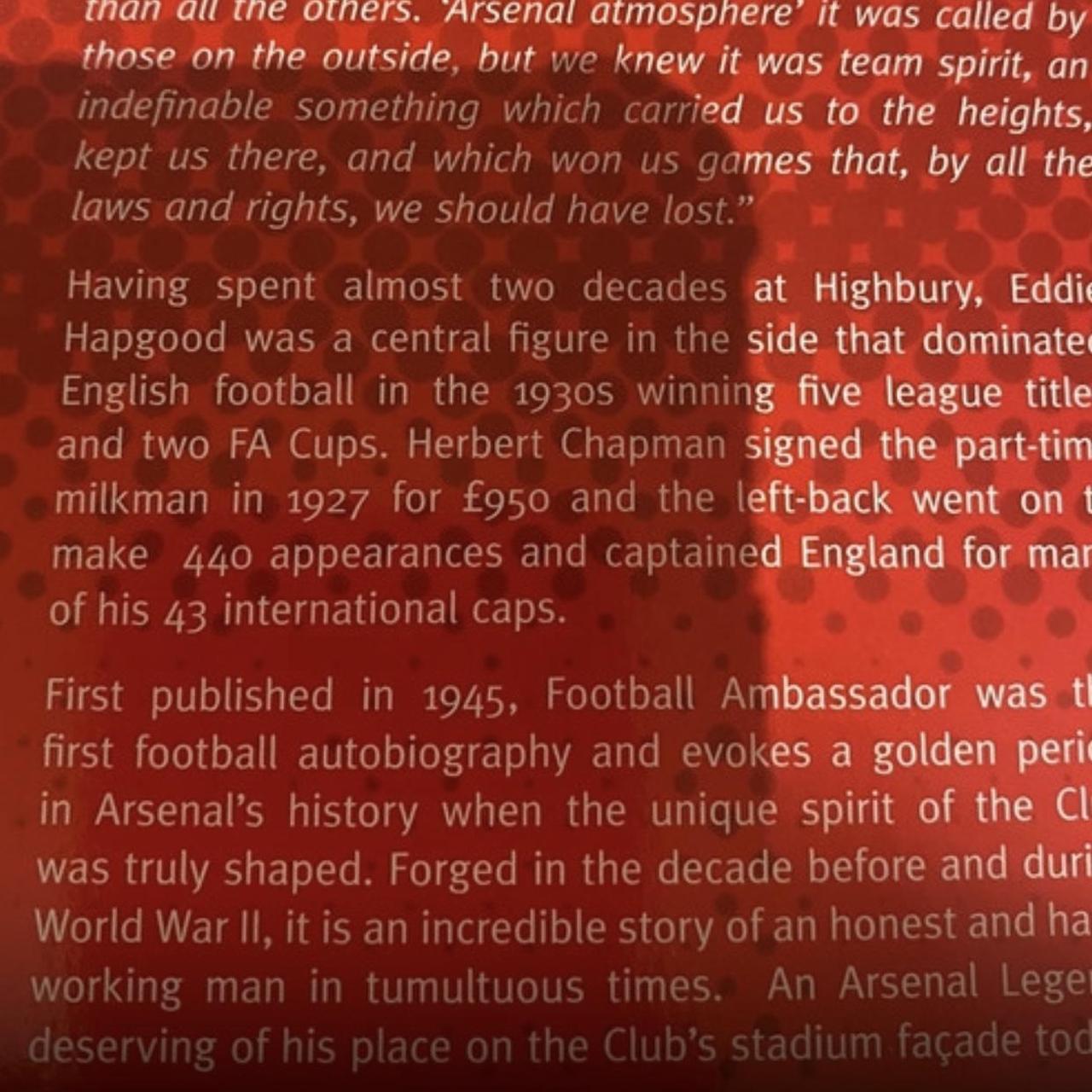 Arsenal book - Depop
