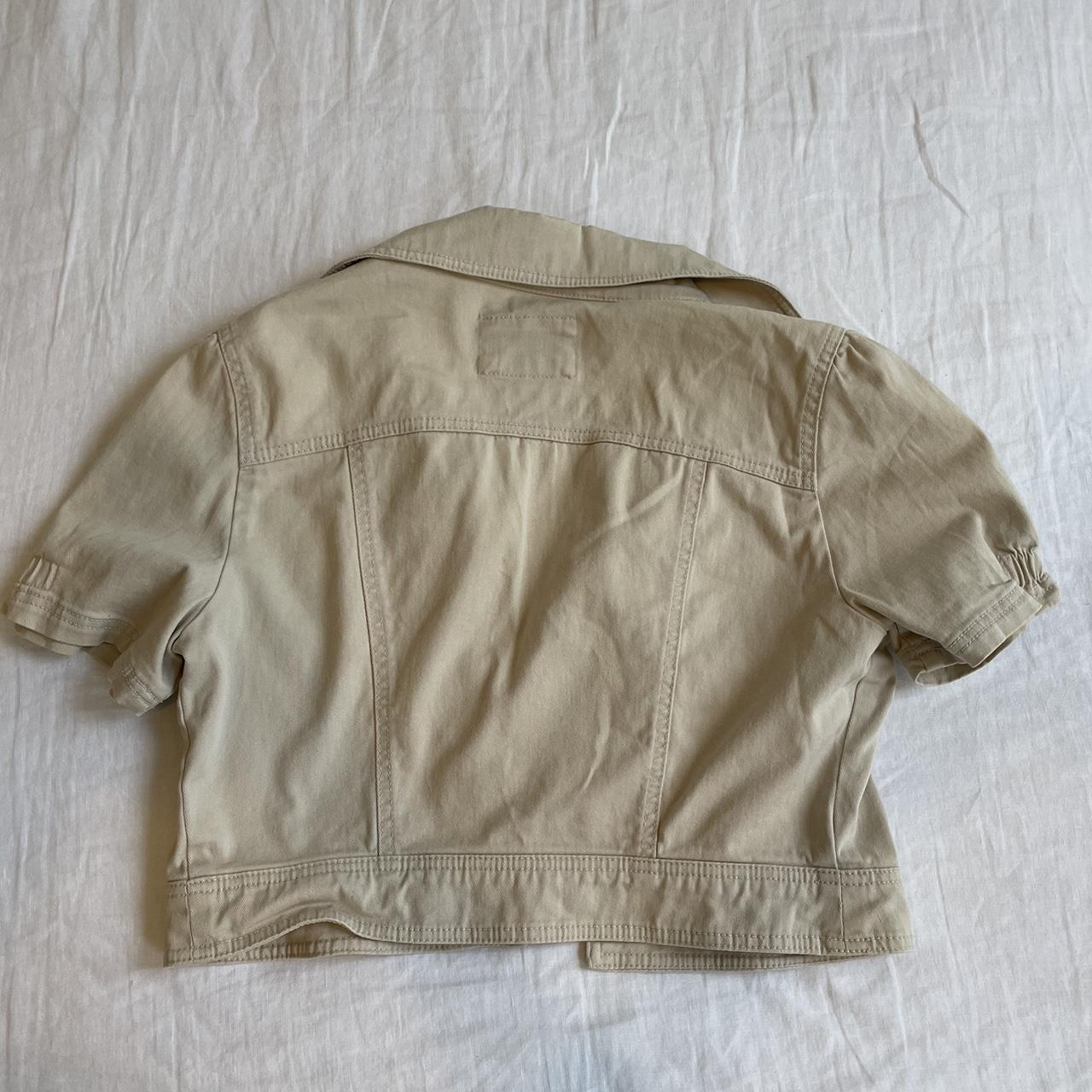 cropped hannah montana esque cargo shirt-jacket! y2k... - Depop