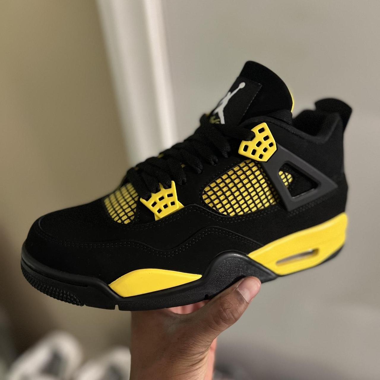 Air Jordan 4 Yellow Thunders Never worn #Jordans #4s... | Depop