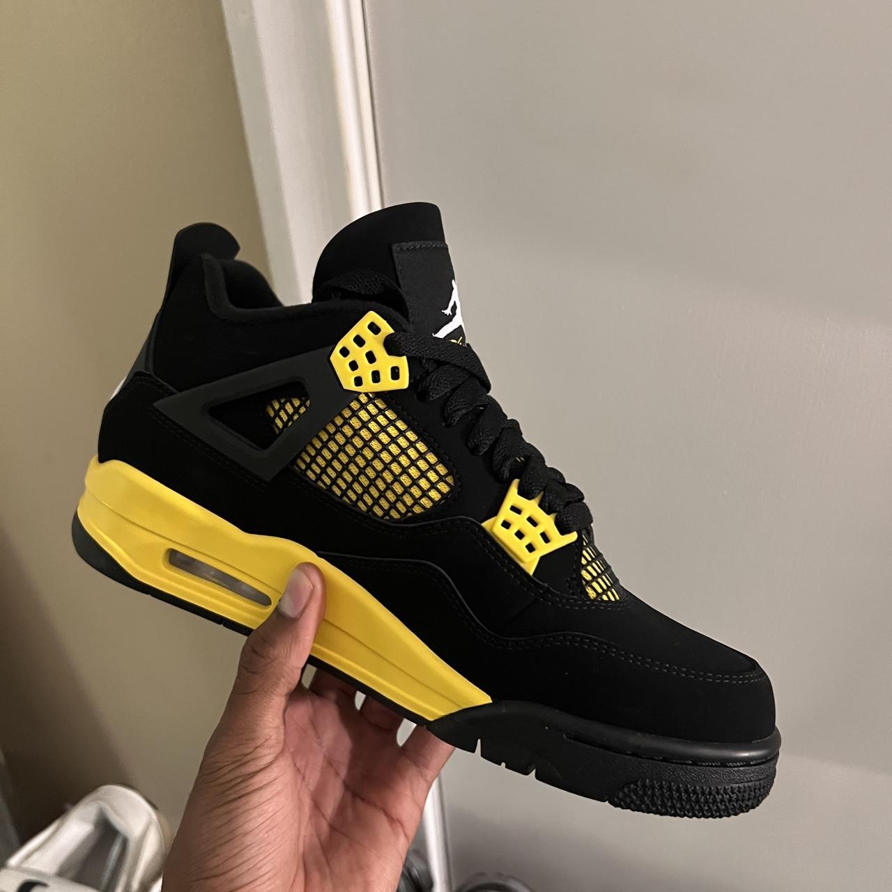 Air Jordan 4 Yellow Thunders Never worn #Jordans #4s... | Depop