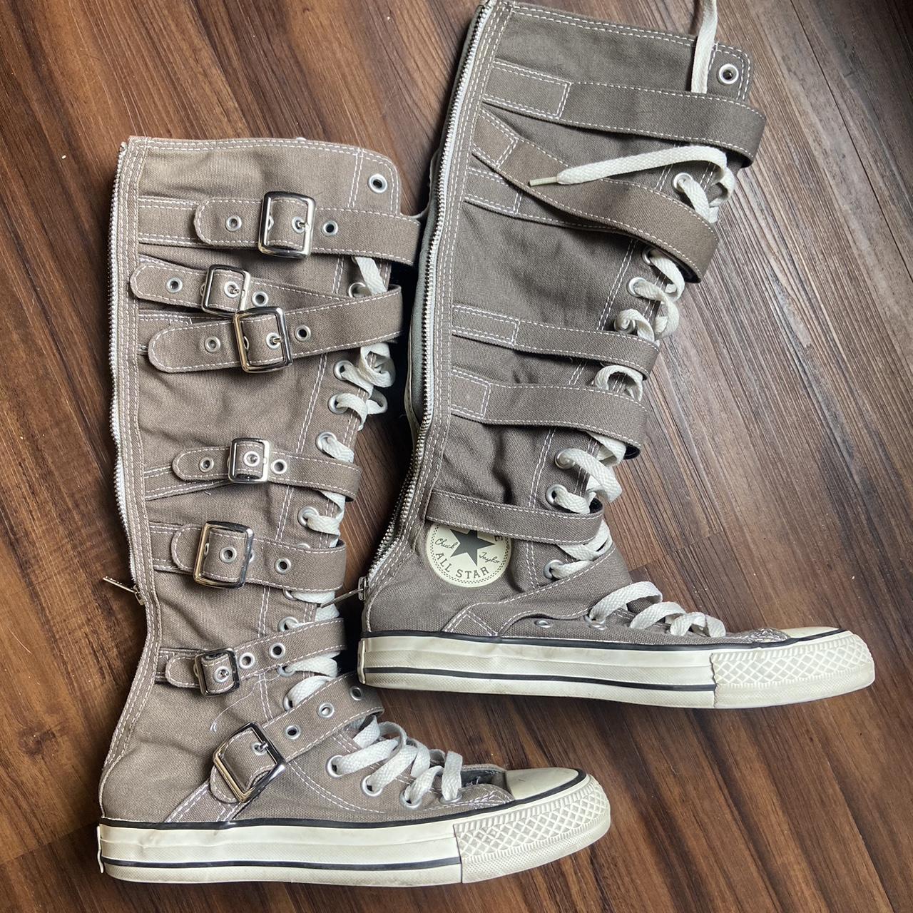 Knee High Buckle Converse Size 4.5 Men’s 6.5... - Depop
