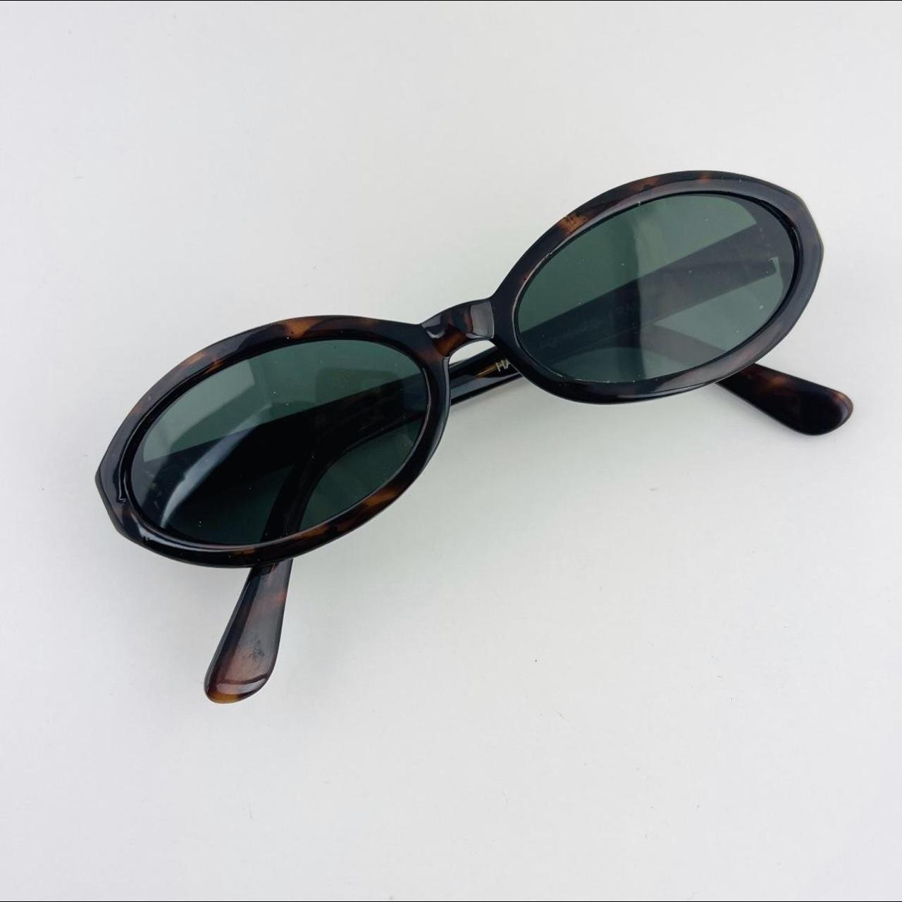 Vintage 90s Slim Tortoise Oval Sunglasses Bundle... - Depop