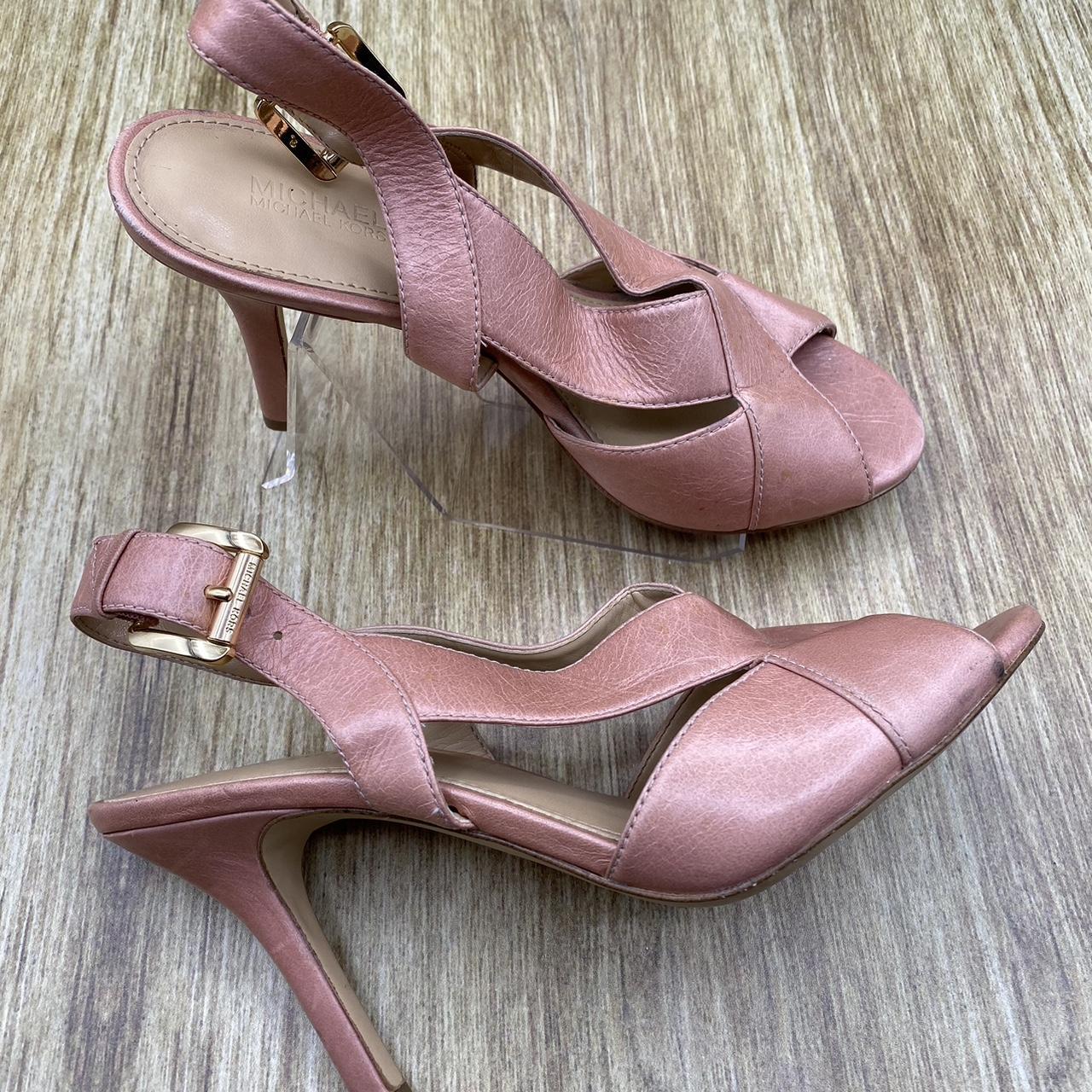 Pre-Owned Michael Kors Becky Light Rose Leather... - Depop Pre-Owned Michael Kors Becky Light Rose Leather... - Depop