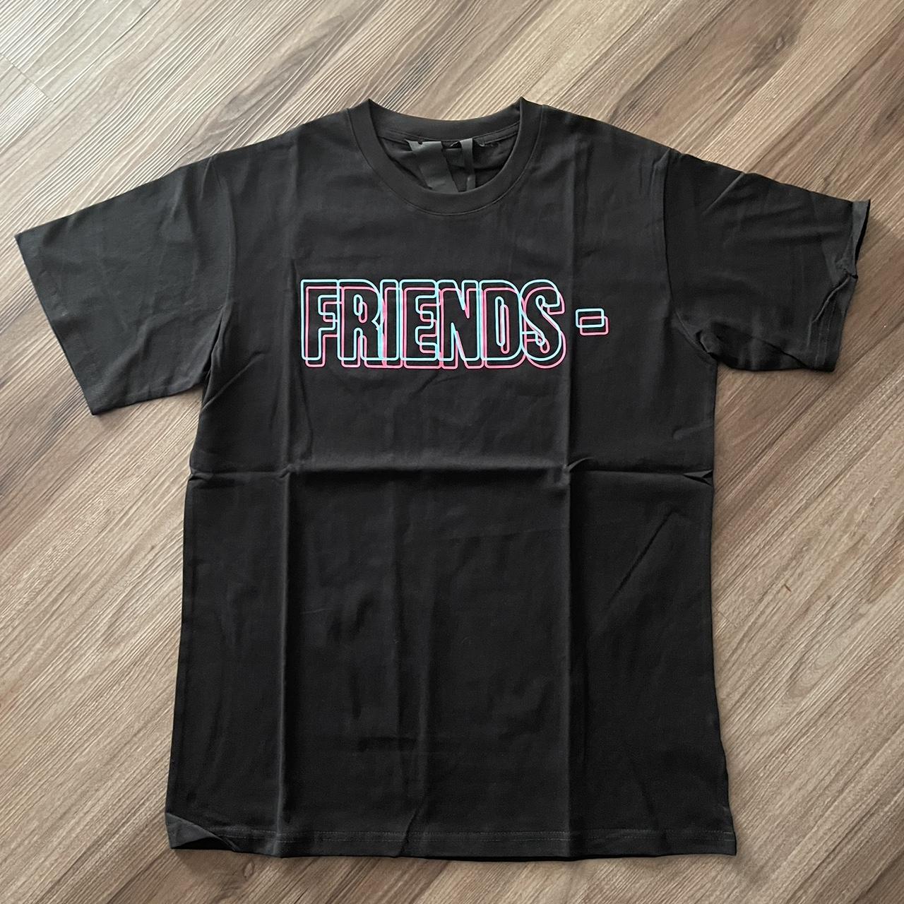 Friends- Vlone T-shirt Size:L Worn once 35 - Depop