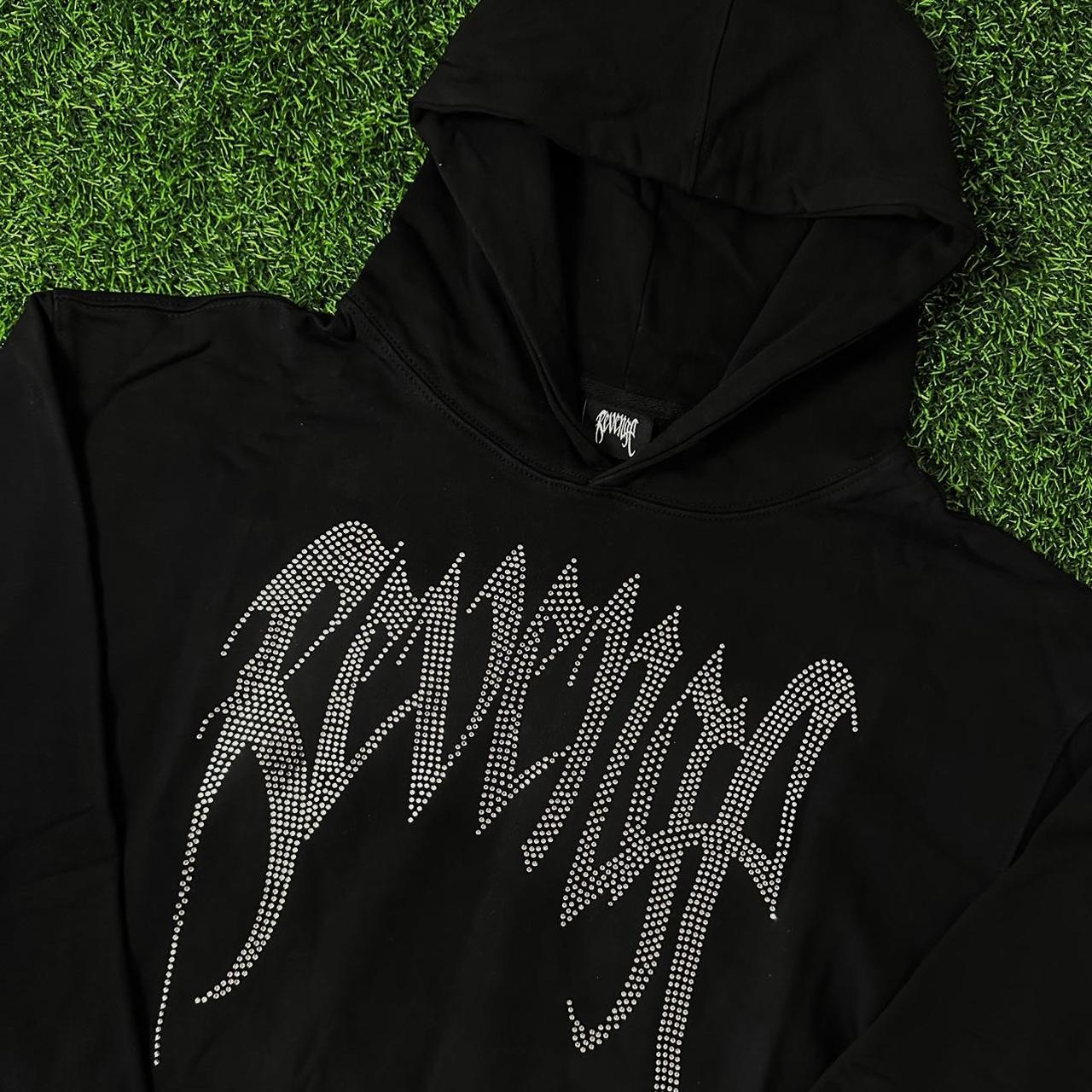 Revenge Rhinestone hoodie New #xxxtentacion... - Depop