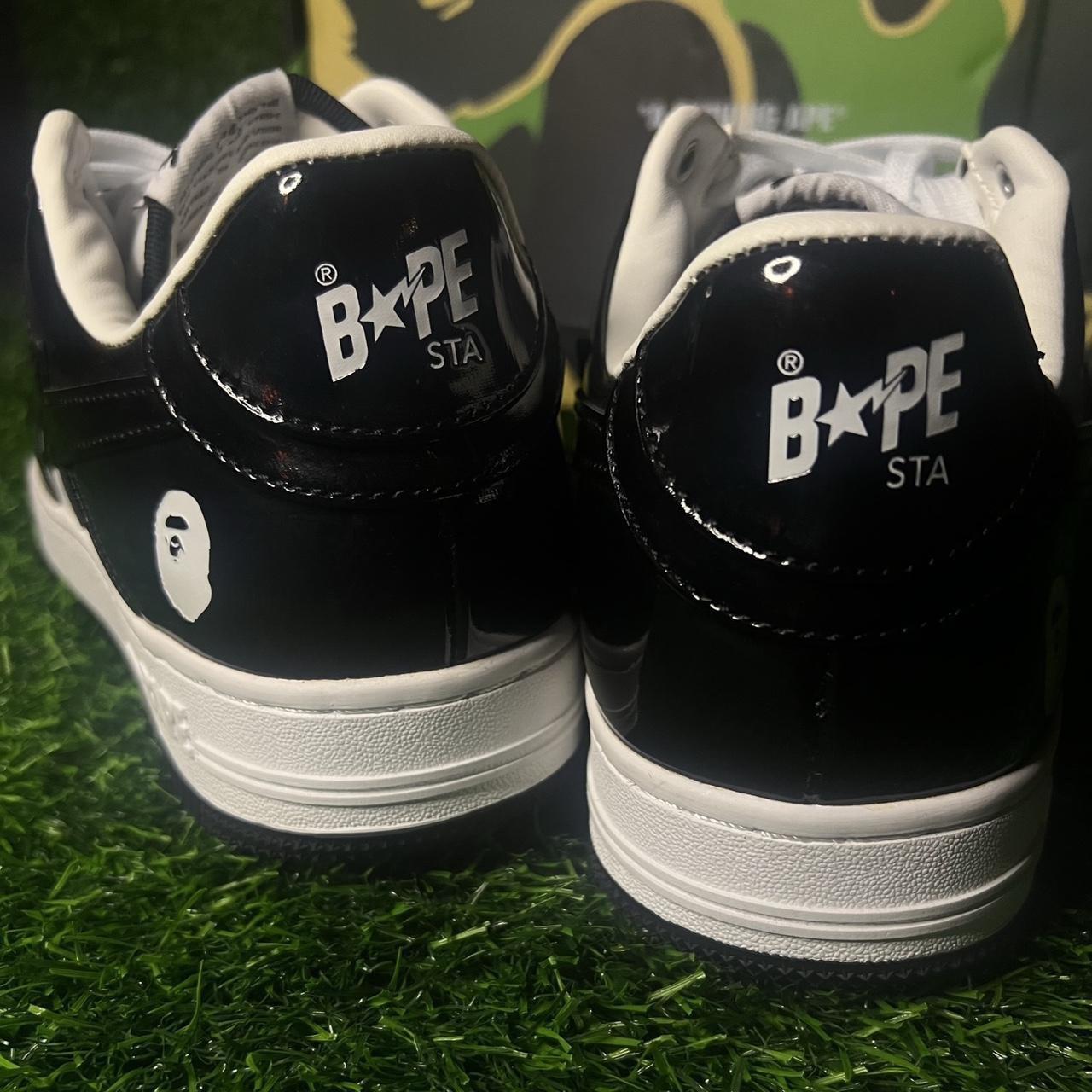 Bapesta shoes (PANDA) Size: Men worn once... #bape... - Depop