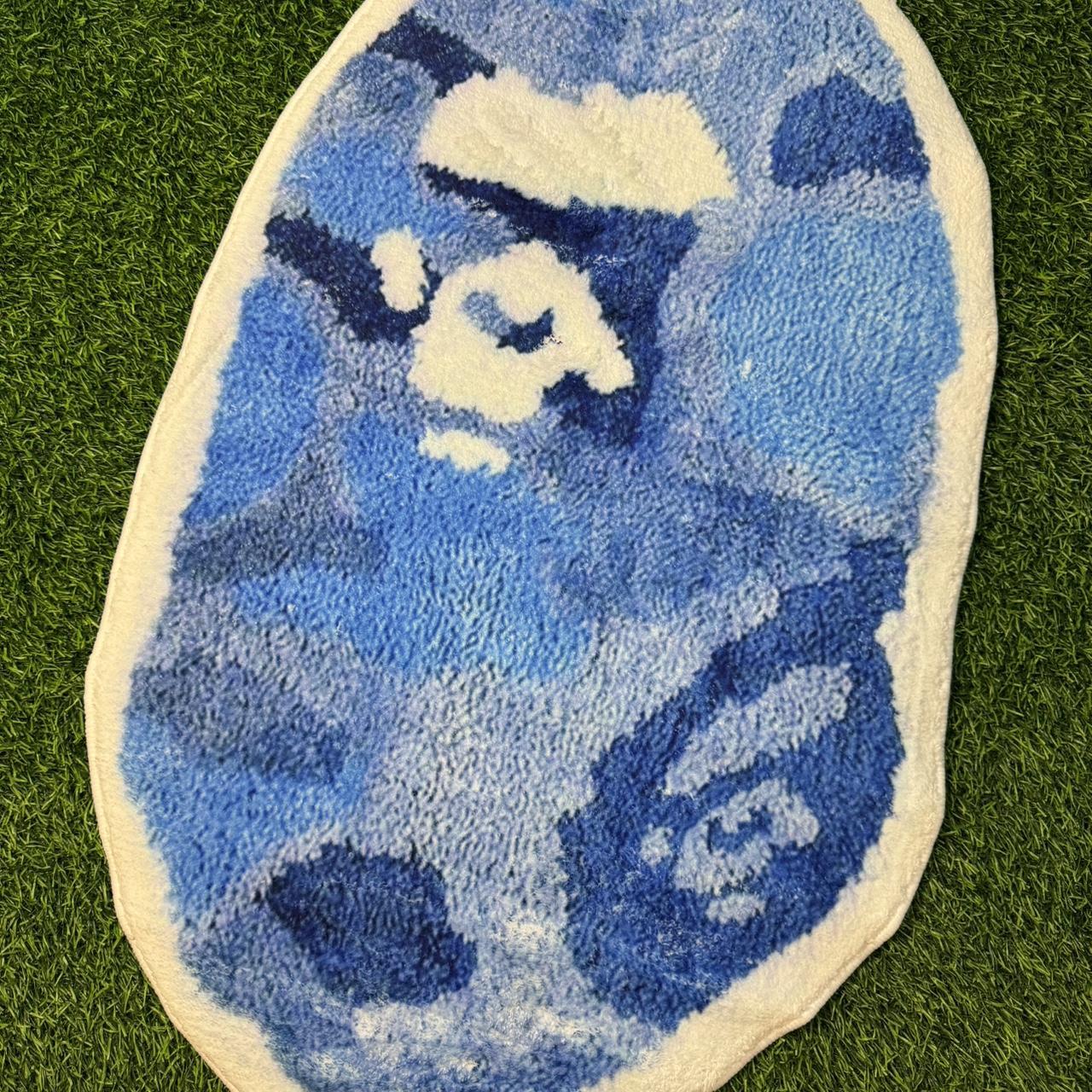 Bape rug Blue Unisex - Depop