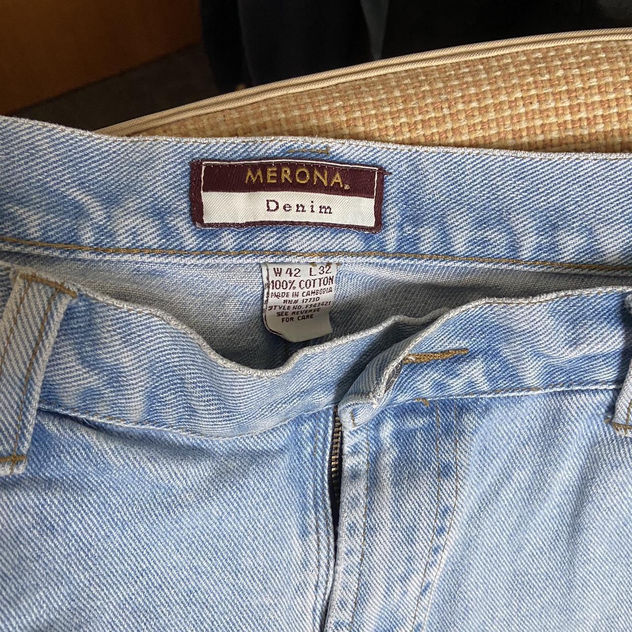 Retro Merona Denim Jeans (Sz: 42 x 32) - Depop