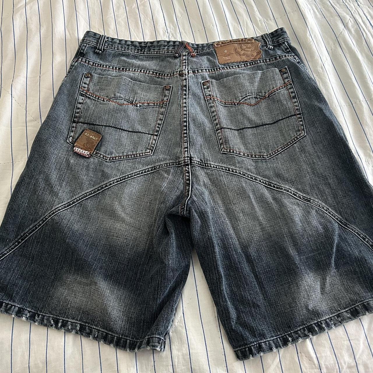 Ultra baggy size 42 akdmks jorts, in super good... - Depop