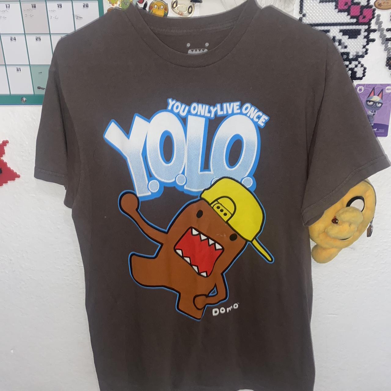 OG domo yolo shirt Only worn once like brand new... - Depop