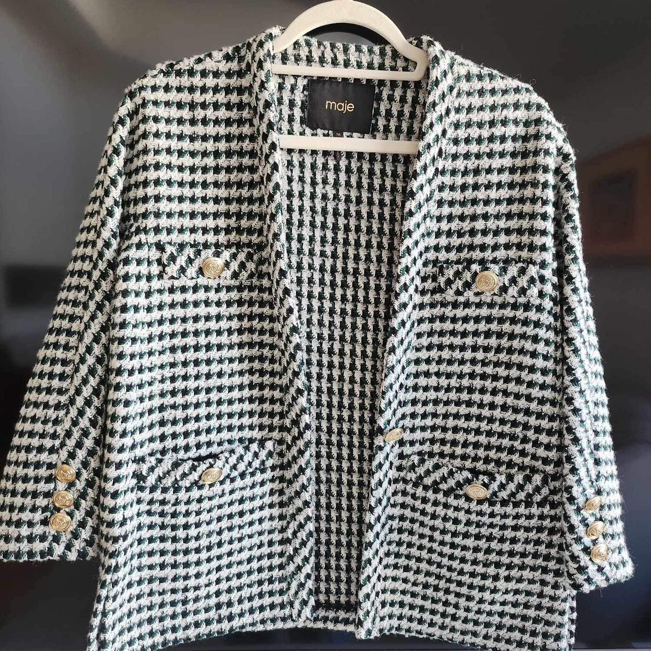 Maje Cardigan Style Tweed Jacket Like new. Never... - Depop