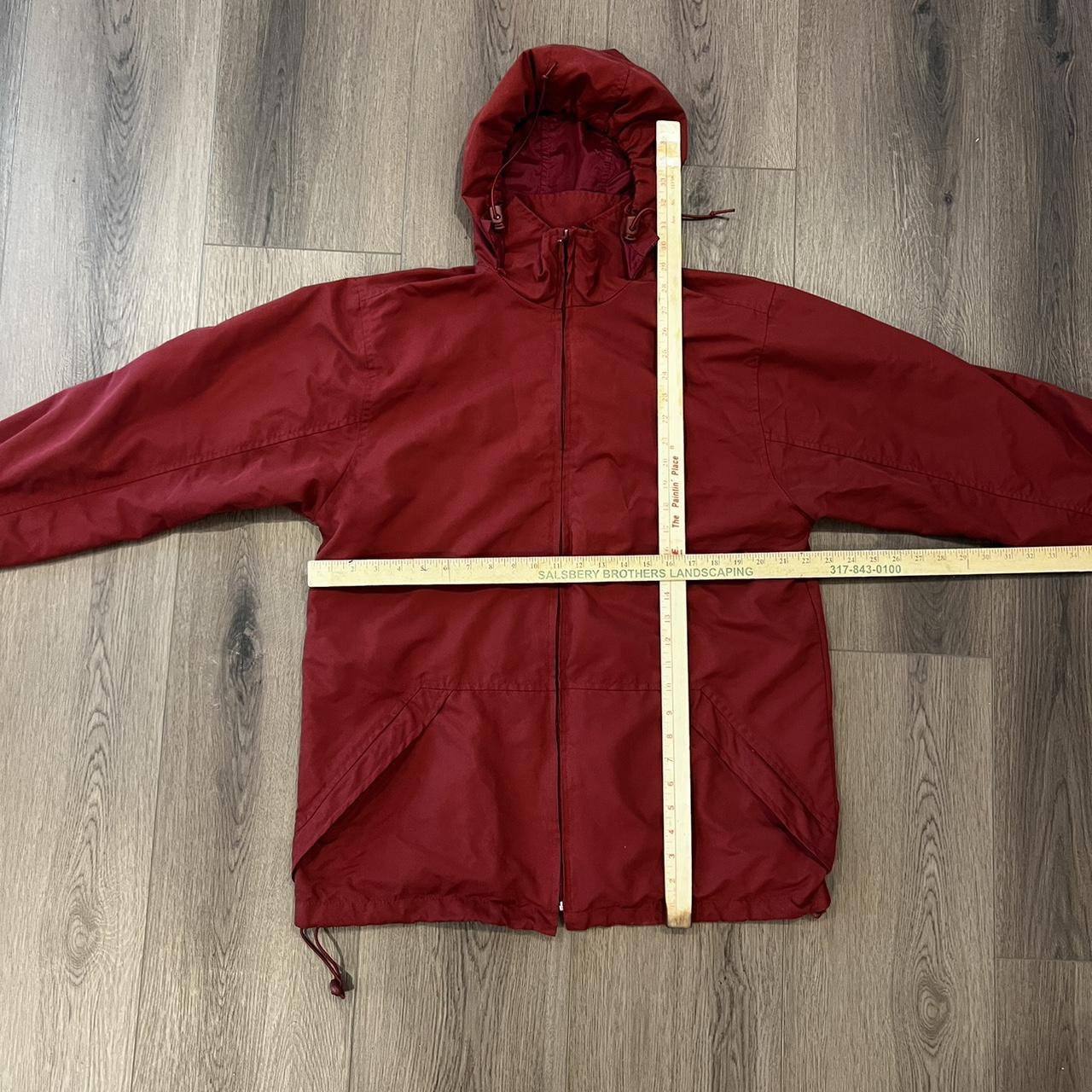 Vintage Red windbreaker jacket #windbreaker #simple - Depop