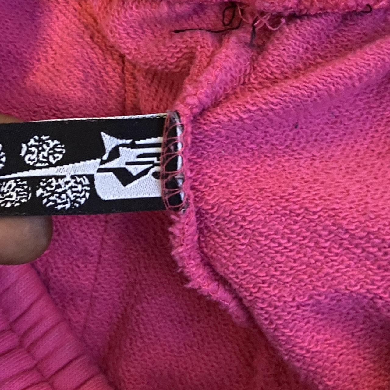 PINK PUNK SP5DER SWEATPANTS SIZE MEDIUM VERY GOOD... - Depop