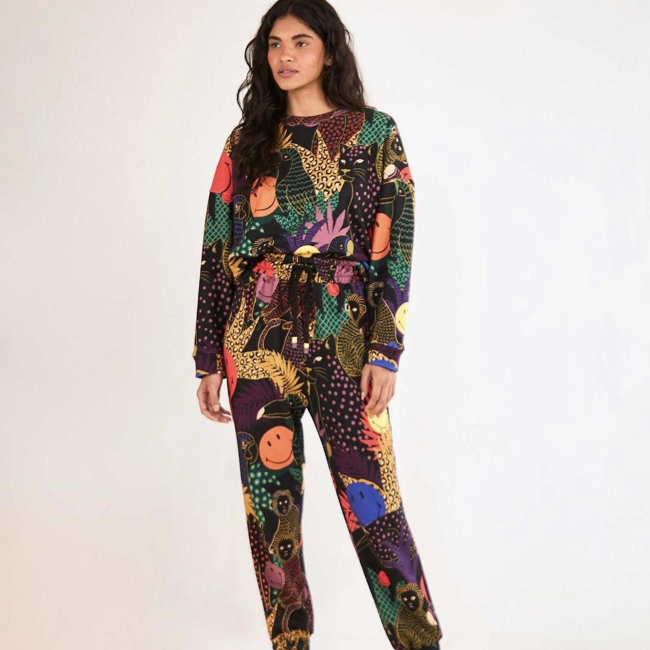 New Farm Rio Smiley Sweatshirt and Sweatpants (Can... - Depop