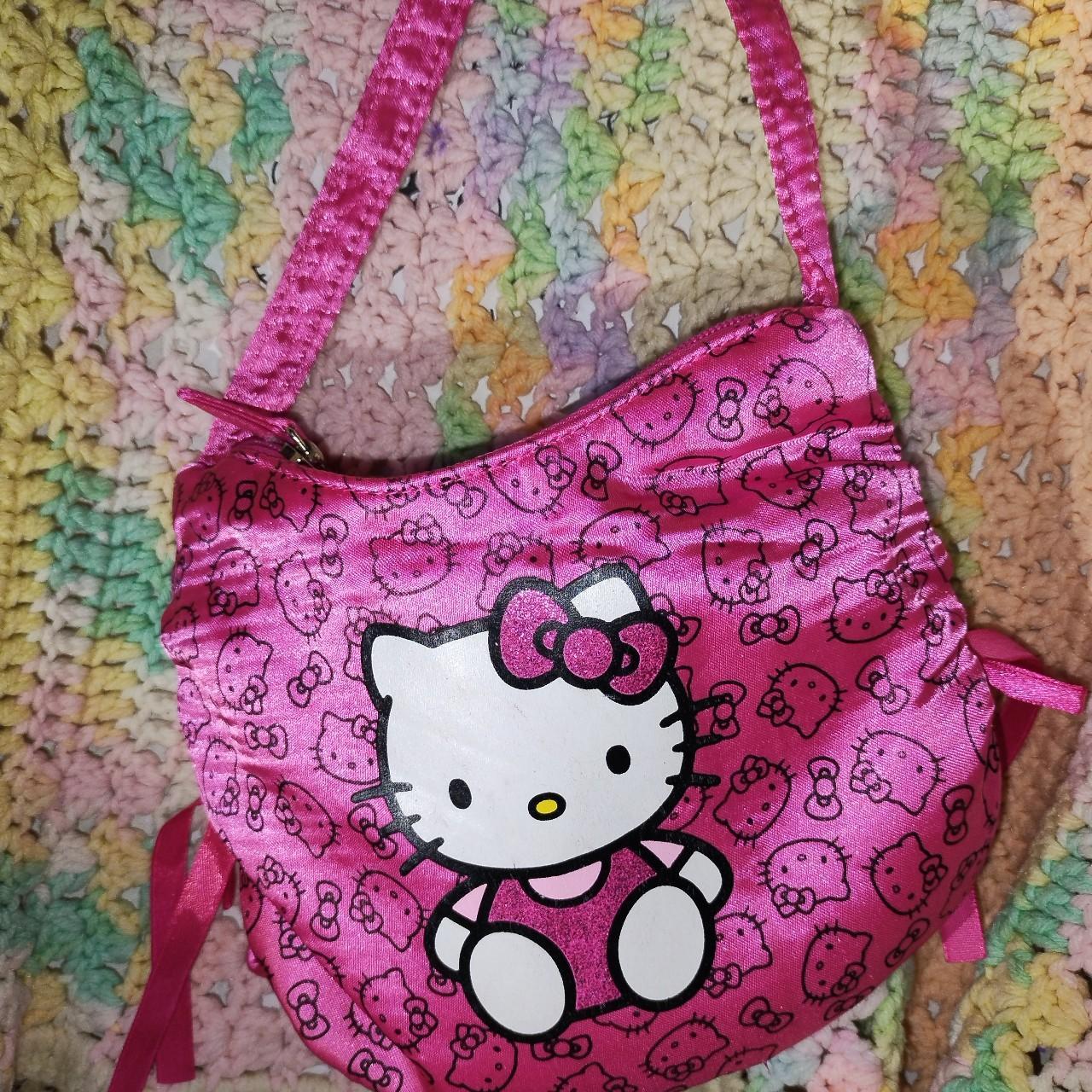 Hello kitty Pink Silky Mini Purse Never used... - Depop