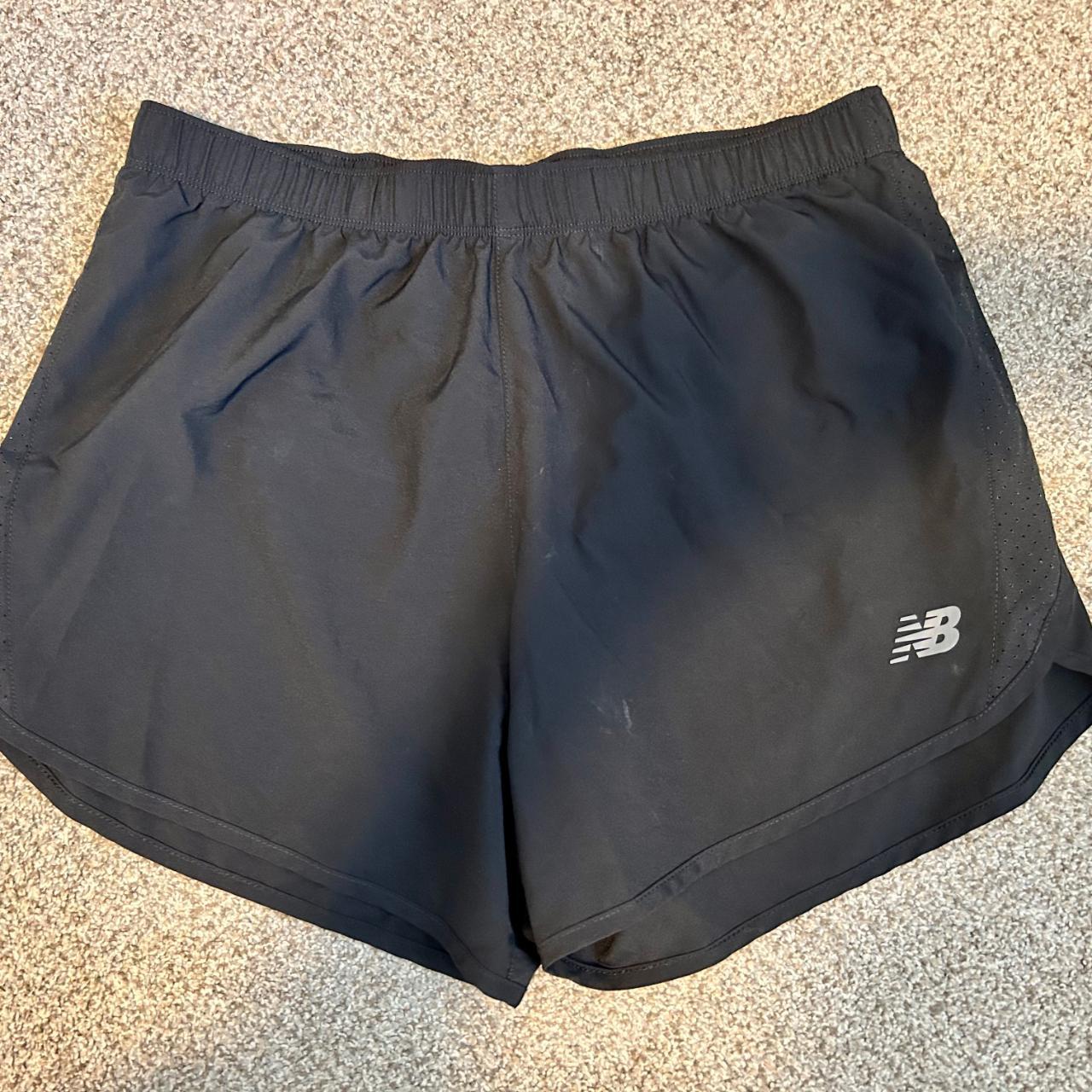 New Balance Black Athletic Shorts-Size Medium - Depop