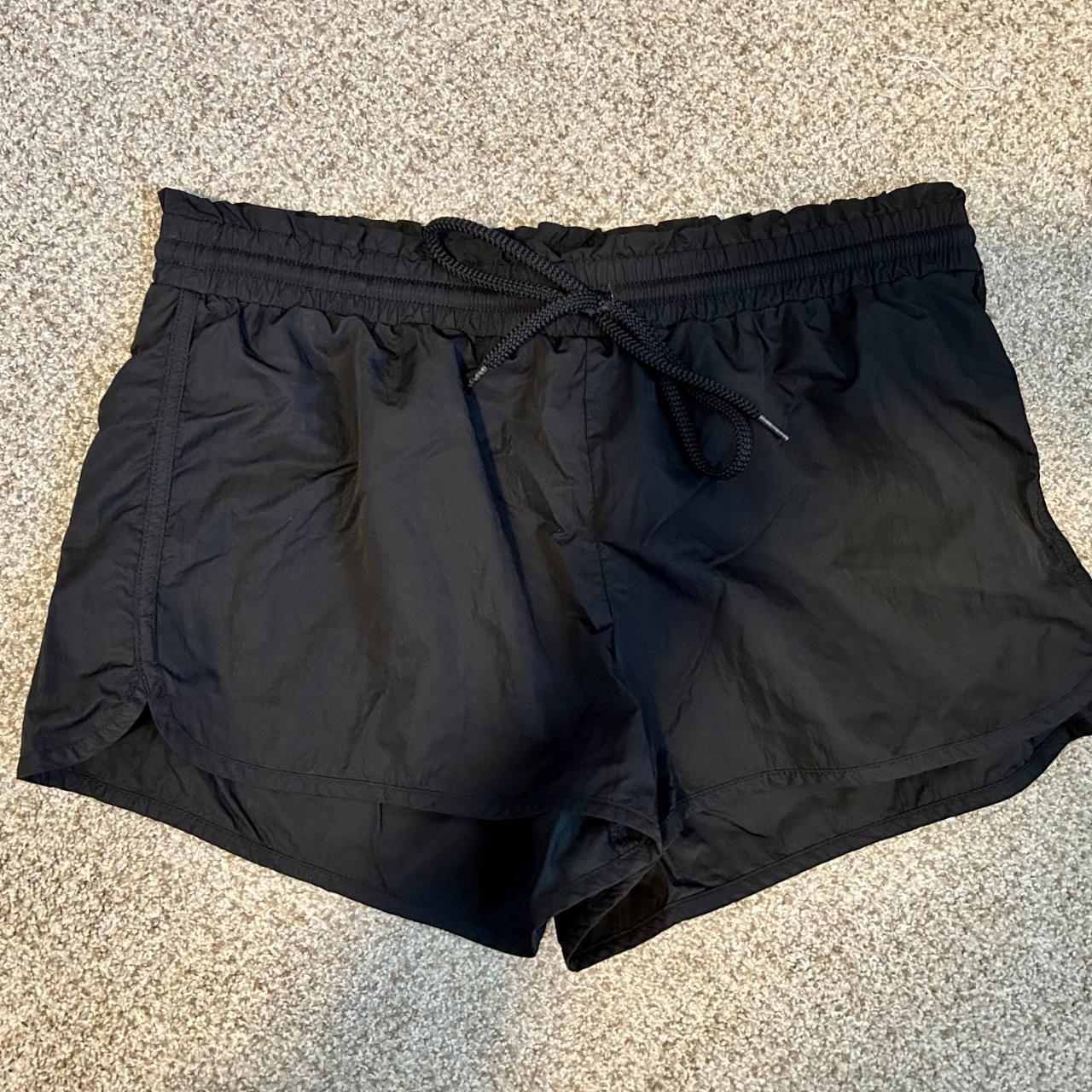 Aerie Black Athletic Shorts-Size Large - Depop