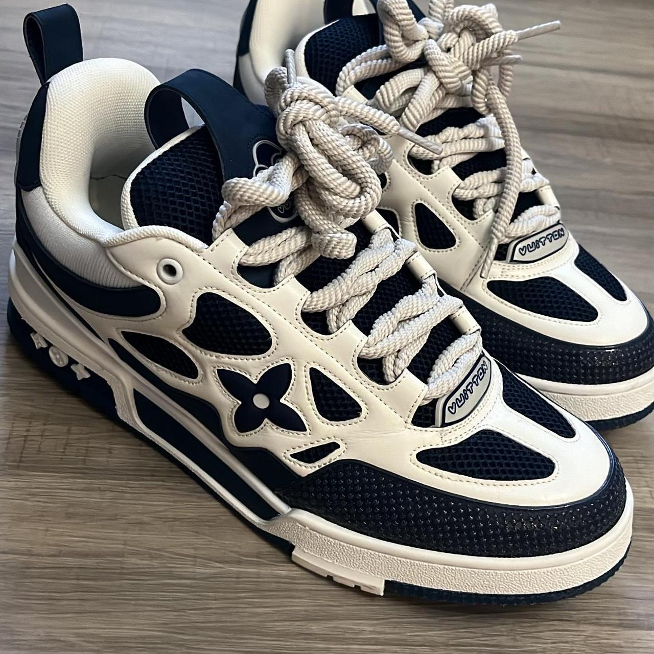 “marine” LV Skate sneaker 10/10 condition worn... - Depop