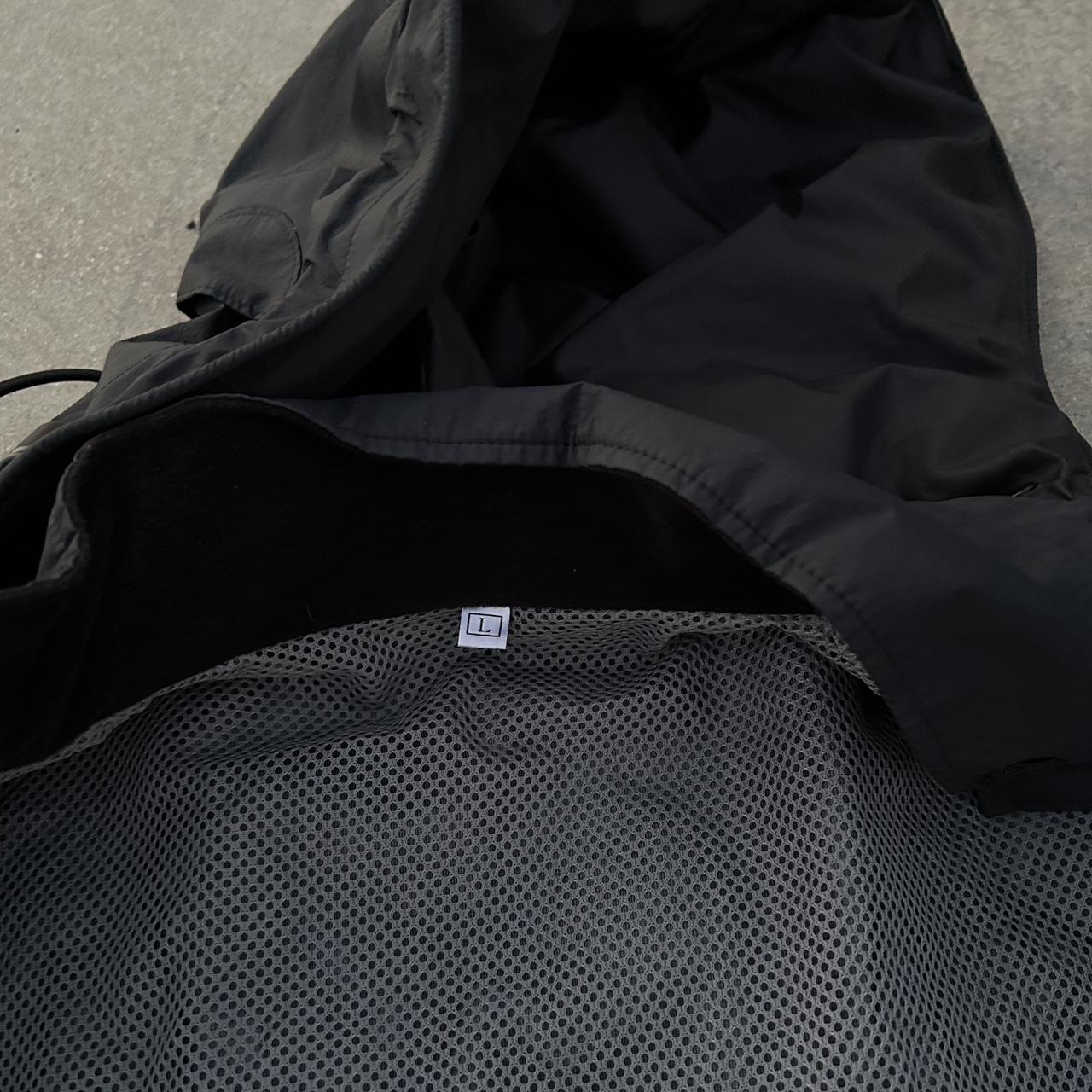 y2k convertible tech zip up windbreaker hoodie! very... - Depop