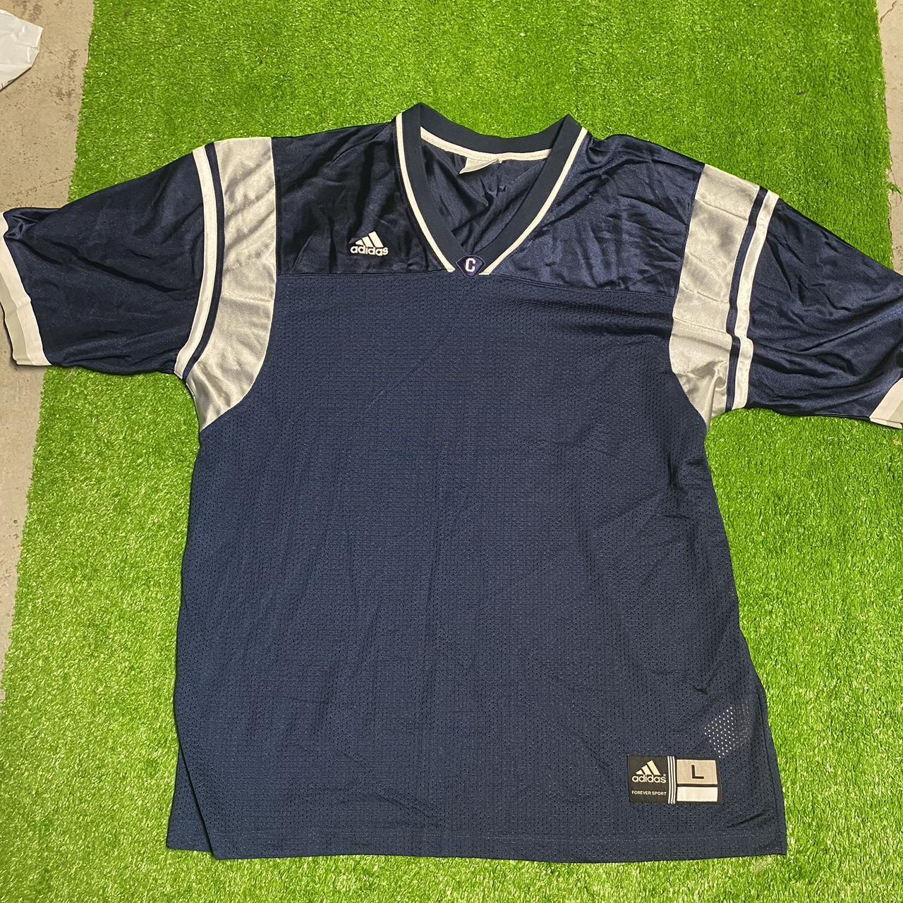 Vintage 90s Adidas warmup jersey basketball football... - Depop