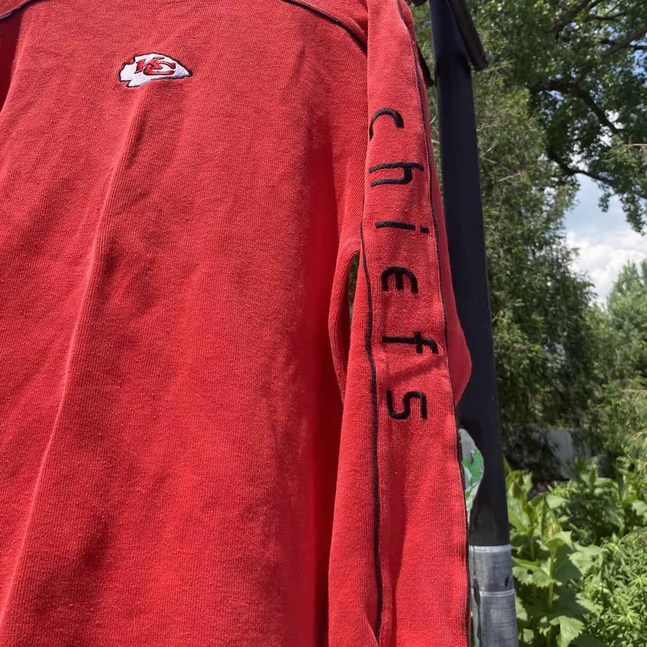 Vintage 90s Puma Kansas City Chiefs sweatshirt... - Depop