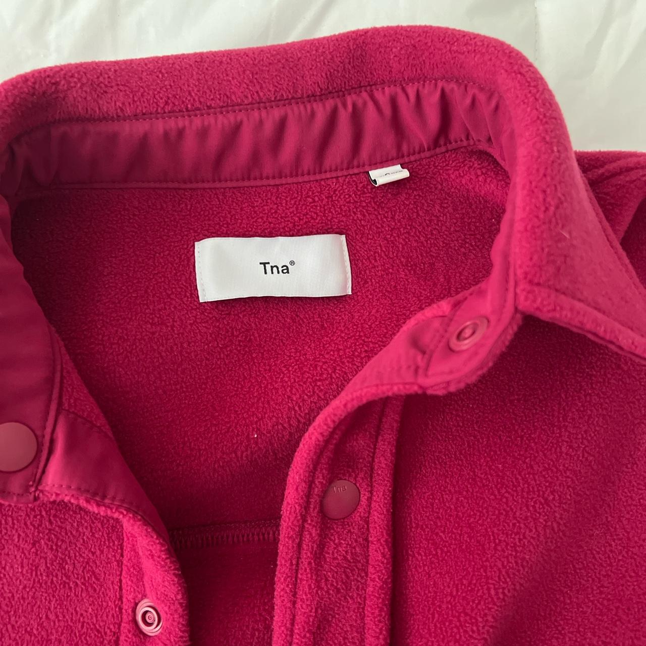 Aritzia TNA fleece shirt jacket. Like brand new only... - Depop