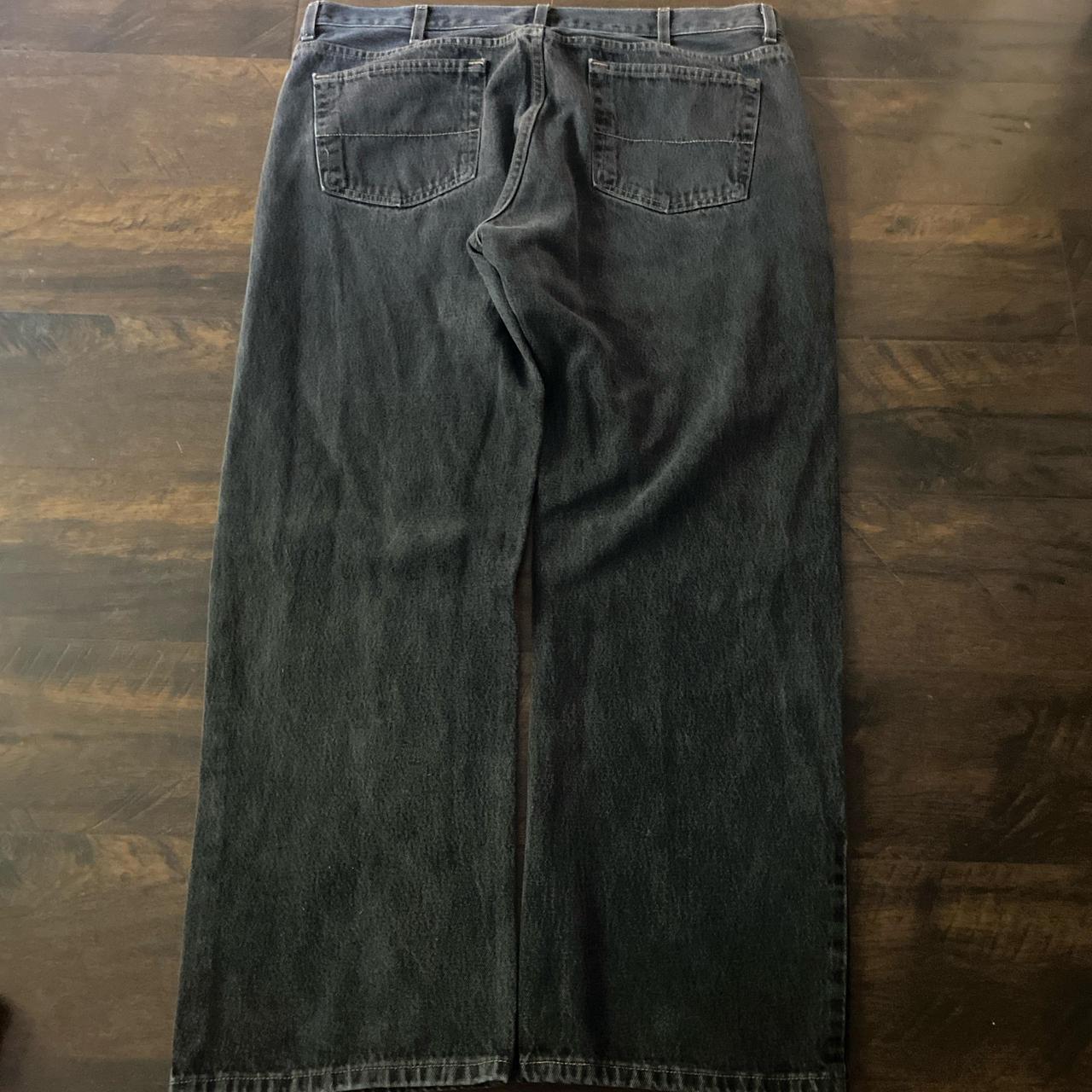 Black faded glory baggy fit jeans 42x32 ... - Depop