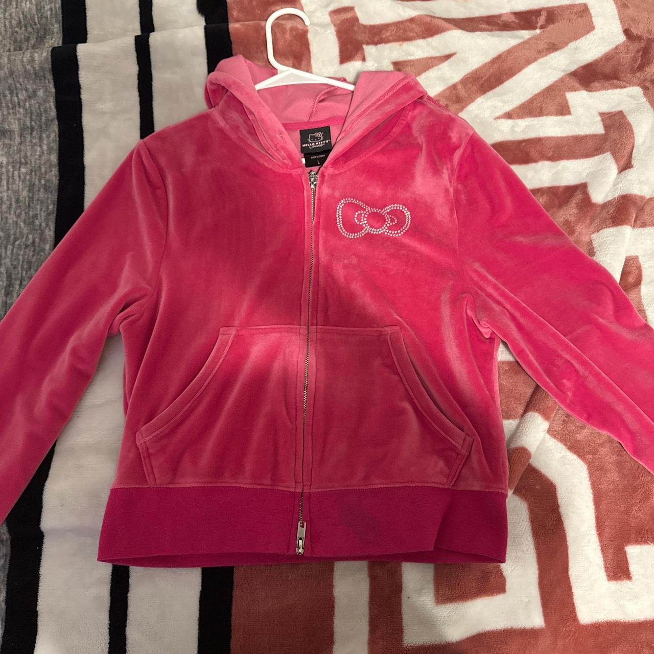 Hot pink Hello Kitty track suit never worn | Depop