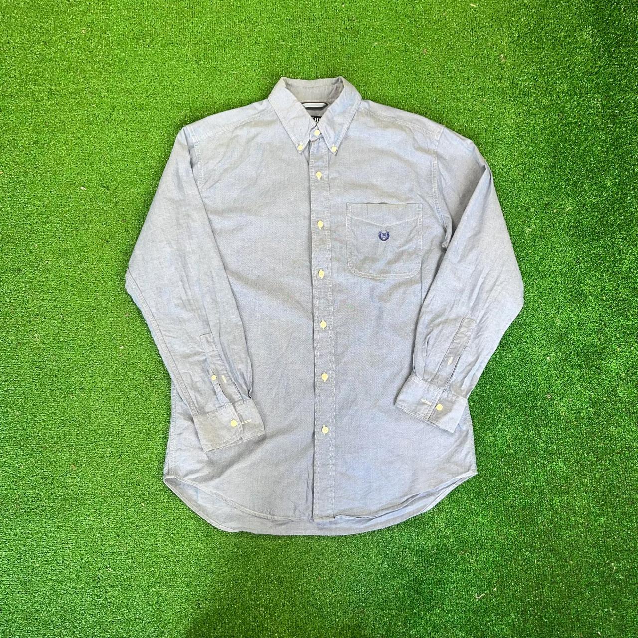 Chaps Vintage 00's Blank Full Button Long Sleeved... | Depop