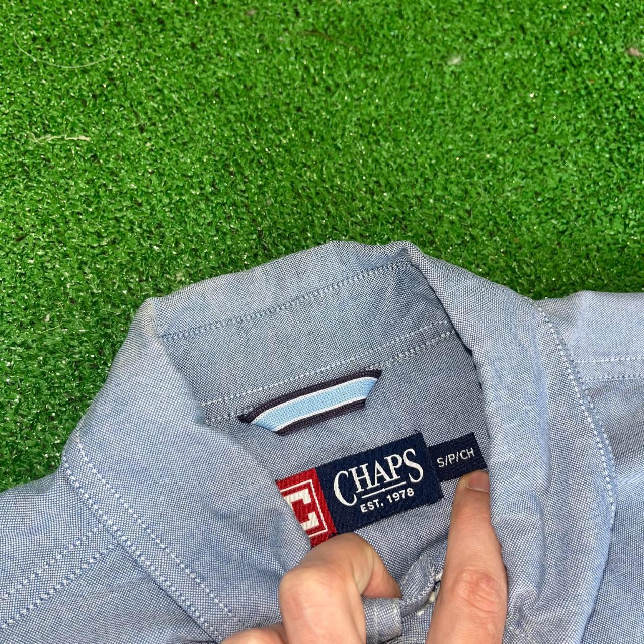 Chaps Vintage 00's Blank Full Button Long Sleeved... | Depop